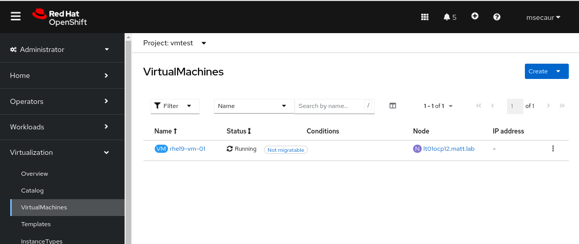 Migrating virtual machines from vSphere to Red Hat OpenShift Virtualization with the migration ...